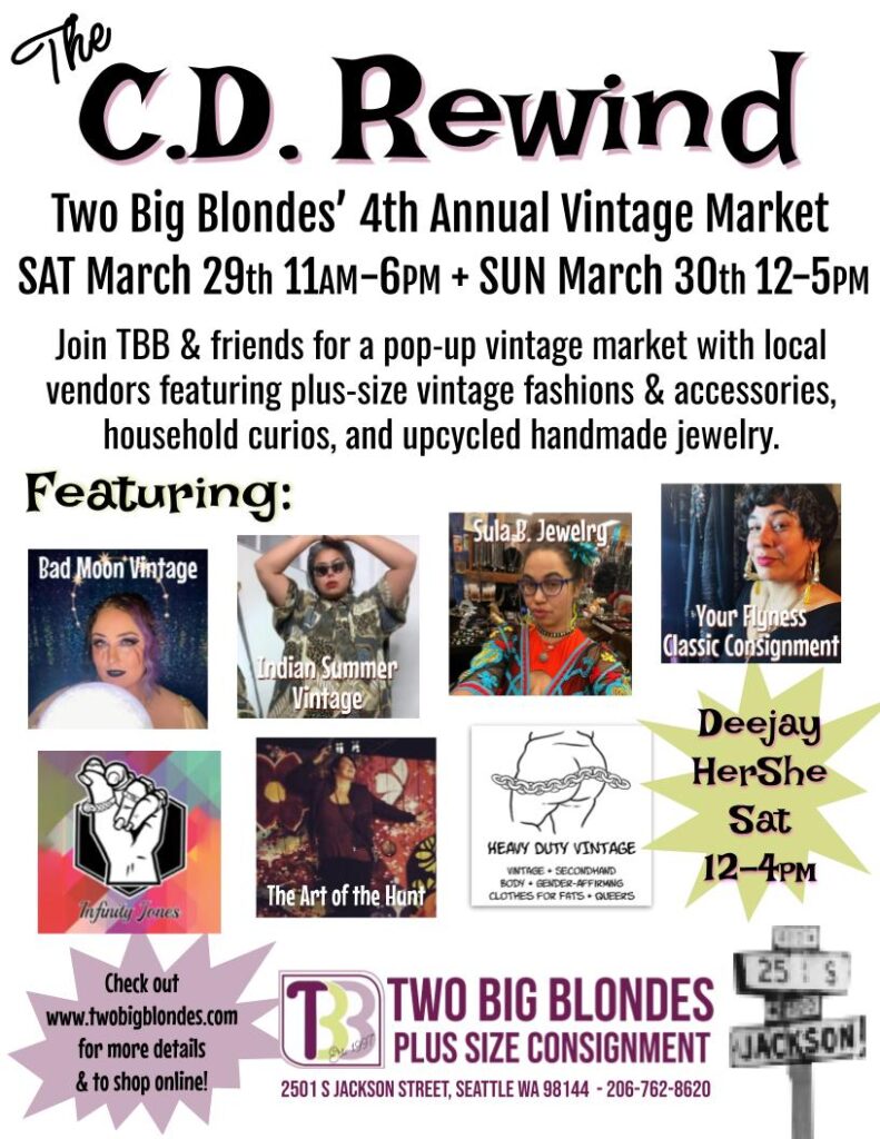 The C.D. Rewind Vintage Market – Two Big Blondes